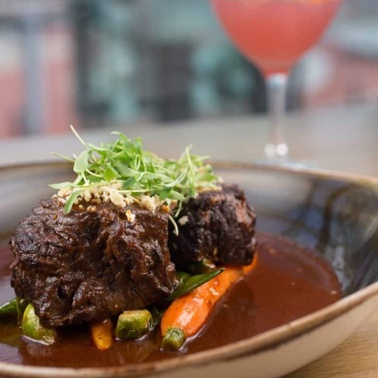 Cider Braised Short Ribs - Jerusalem Mediterranean Chef's Table